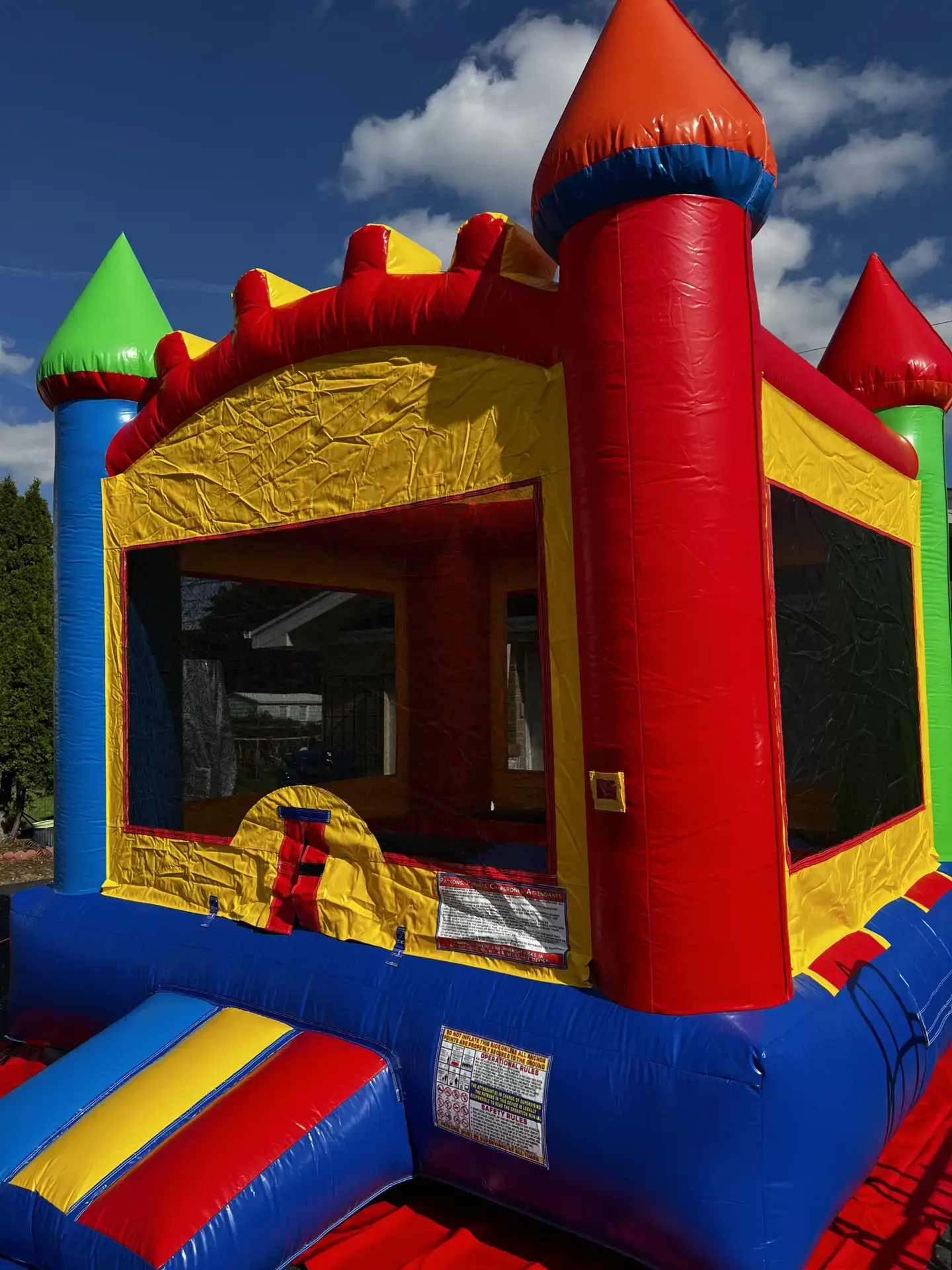 Colorful Inflatable Castle Rental in Chicago, IL