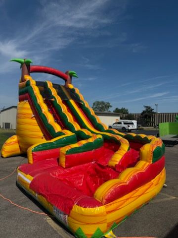 18 Ft Raging Rapid Duo Lane Waterslide - Johnny's Bouncyhouse and Party ...
