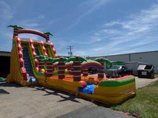 22 Ft Raging Rapid Duo Lane Waterslide - Johnny's Bouncyhouse and Party ...